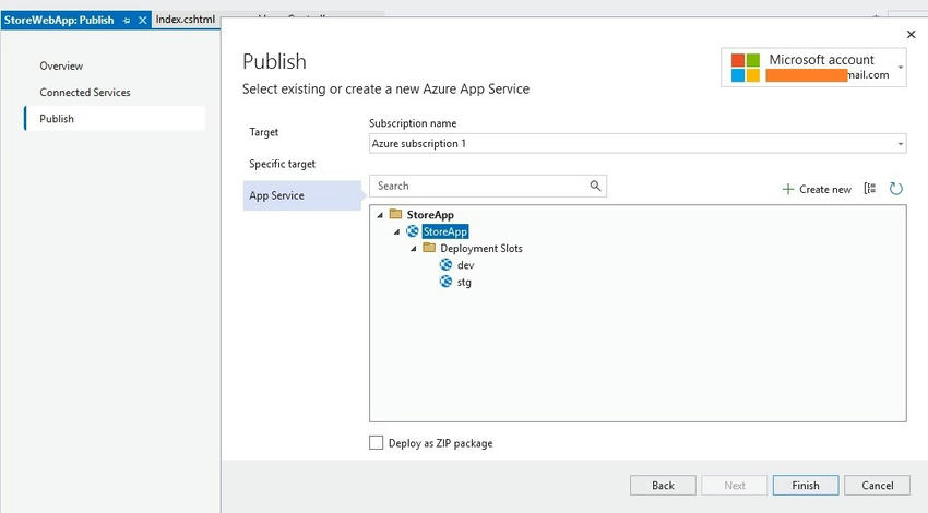 Deployment Slot in Azure Web App Service